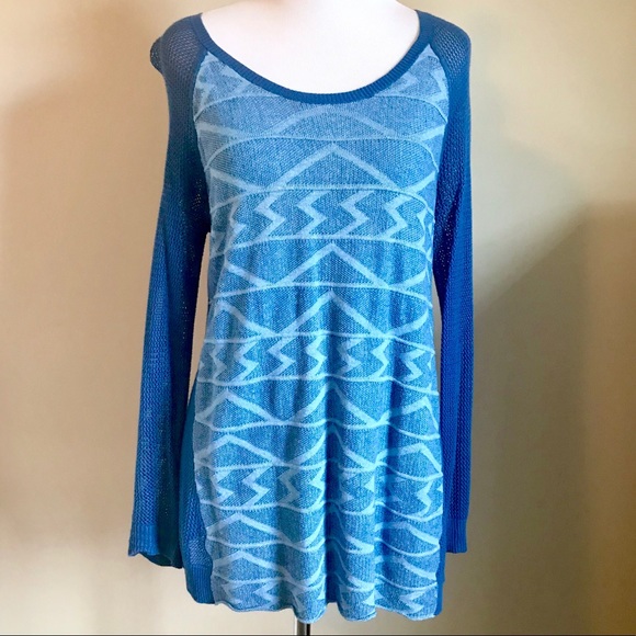 Gianni Bini | Sweaters | Gianni Bini Crochet Long Sleeve Sweater Tunic ...